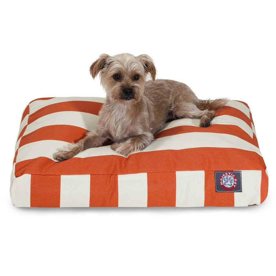 Vertical Stripe Rectangle Dog Bed – Majestic Pet